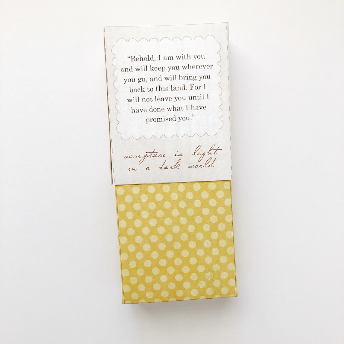Matchbox Scripture Memory Verse PDF - Etsy