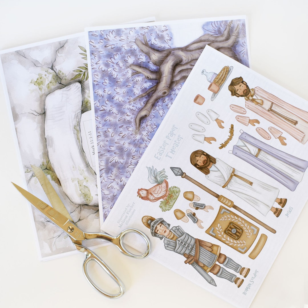 Digital Download Holy Week Paper Theater Jesus Story - Etsy