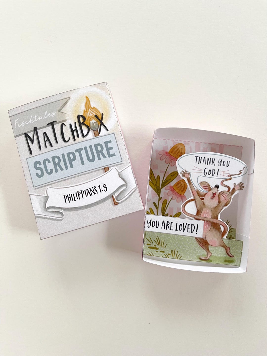 Matchbox Scripture Philippians 1 - Etsy