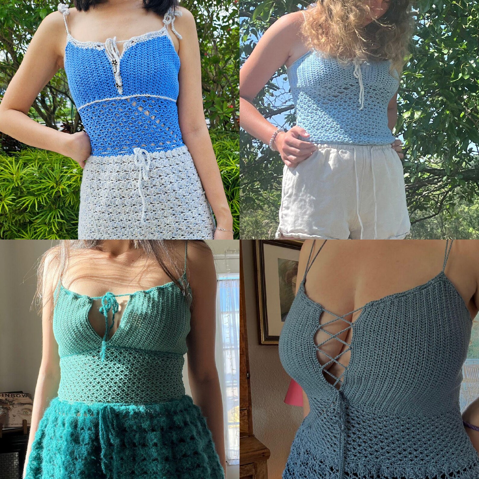 Théa Dress & Top | PDF Crochet Pattern | Intermediate | Made-to-measure ...