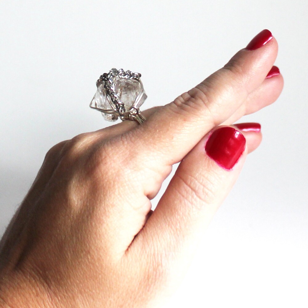 Diamond in the Rough Ring That Rocks Size 6.5 - Etsy