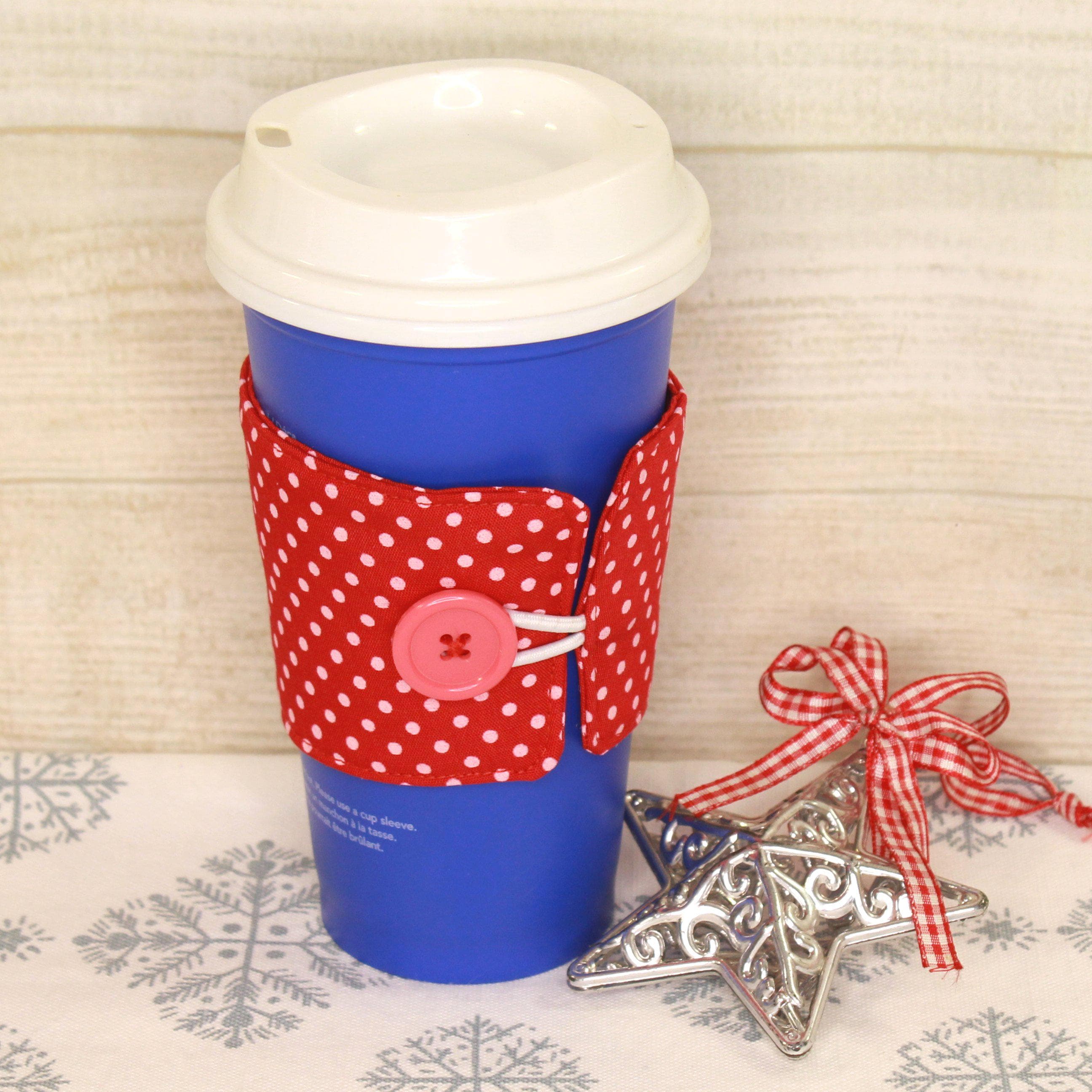 Coffee Cup Cozy | PDF Sewing Pattern in Life-size | Easy Beginner ...