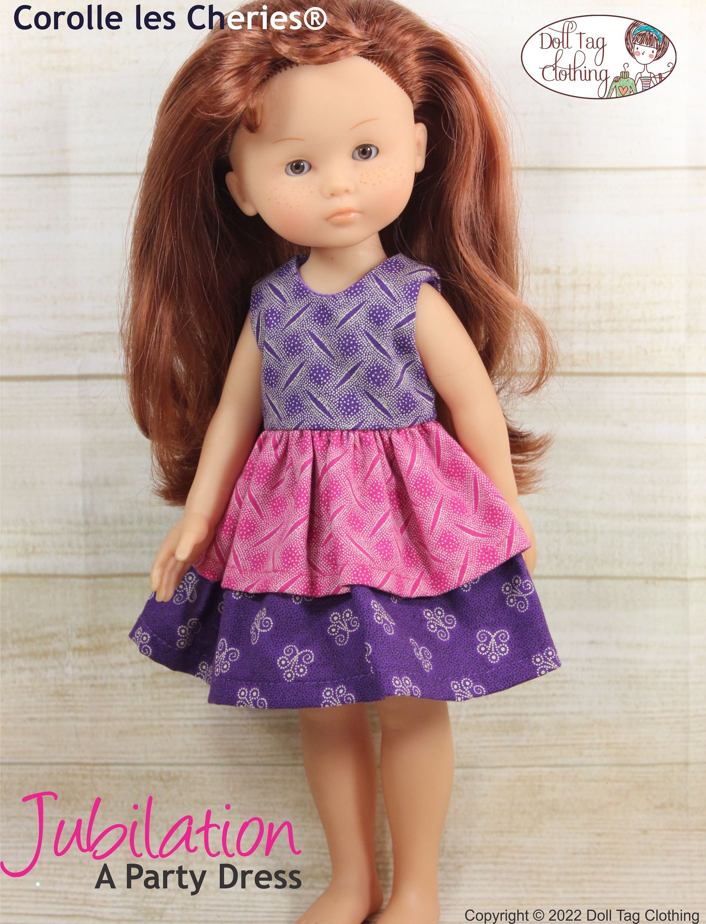 Jubilation Party Dress PDF Sewing Pattern for 13 to 14 Inch Dolls Such ...