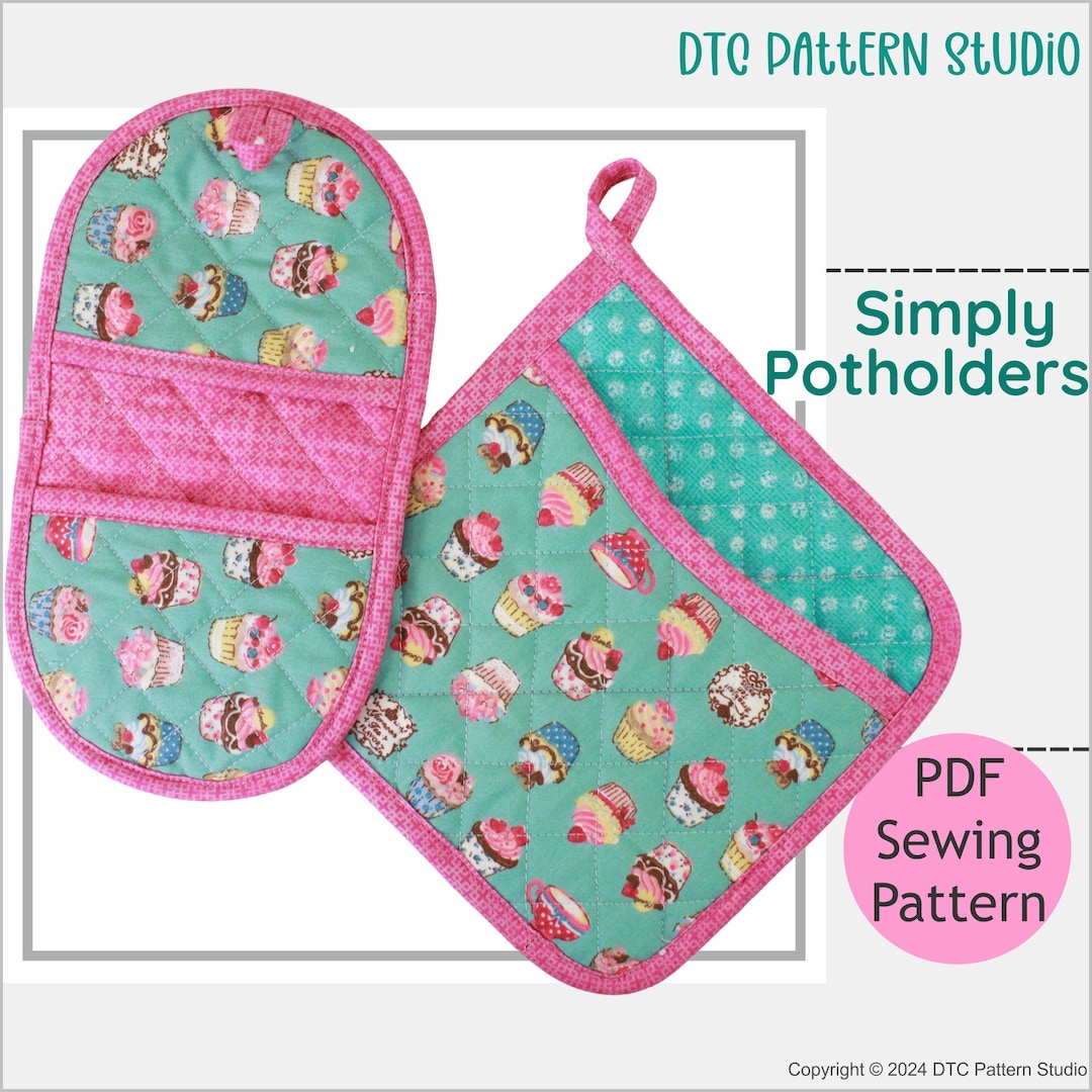 Simply Potholders With Pockets | Pot Pincher - Hot Pad - Trivet | PDF ...