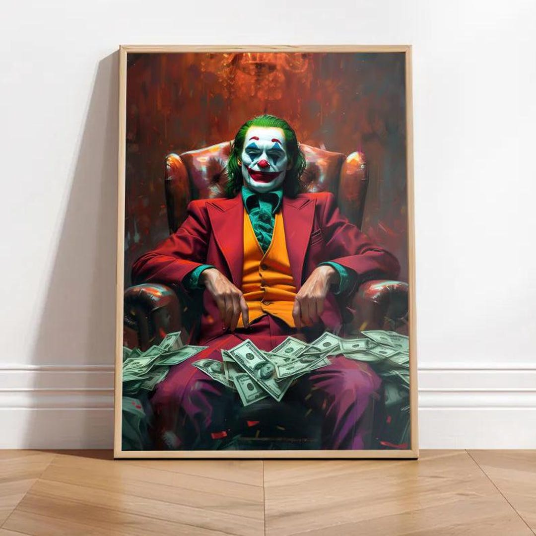 Illustration of a Charismatic Character - Modern Art Print for Living ...