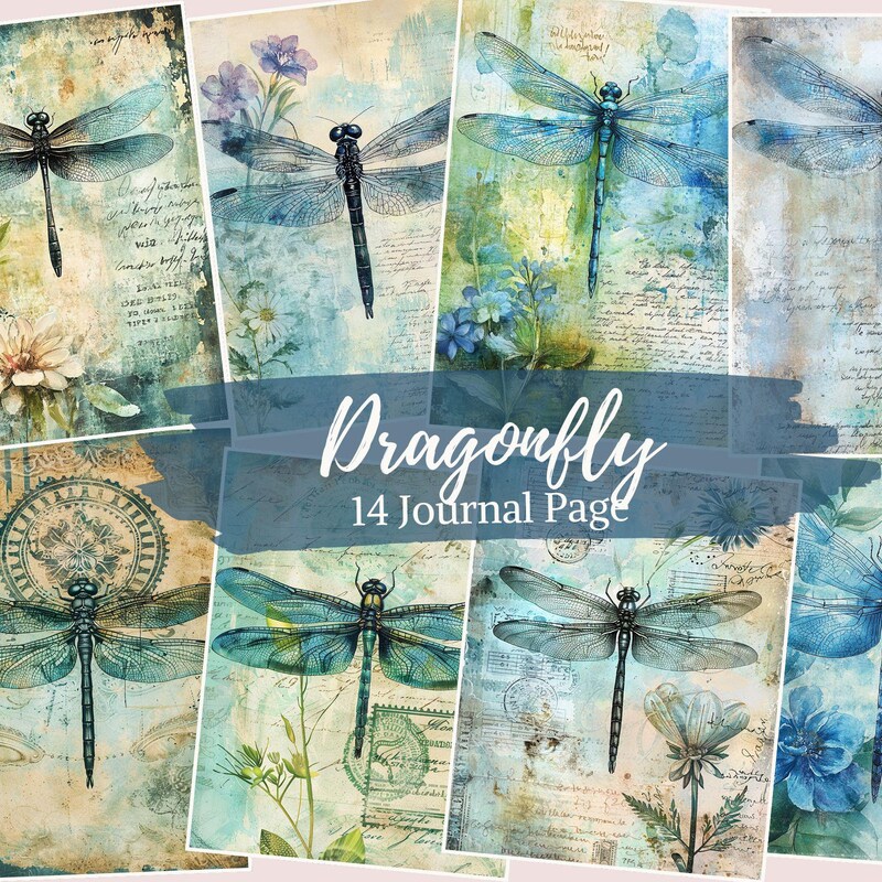 Dragonfly Art Print - Etsy