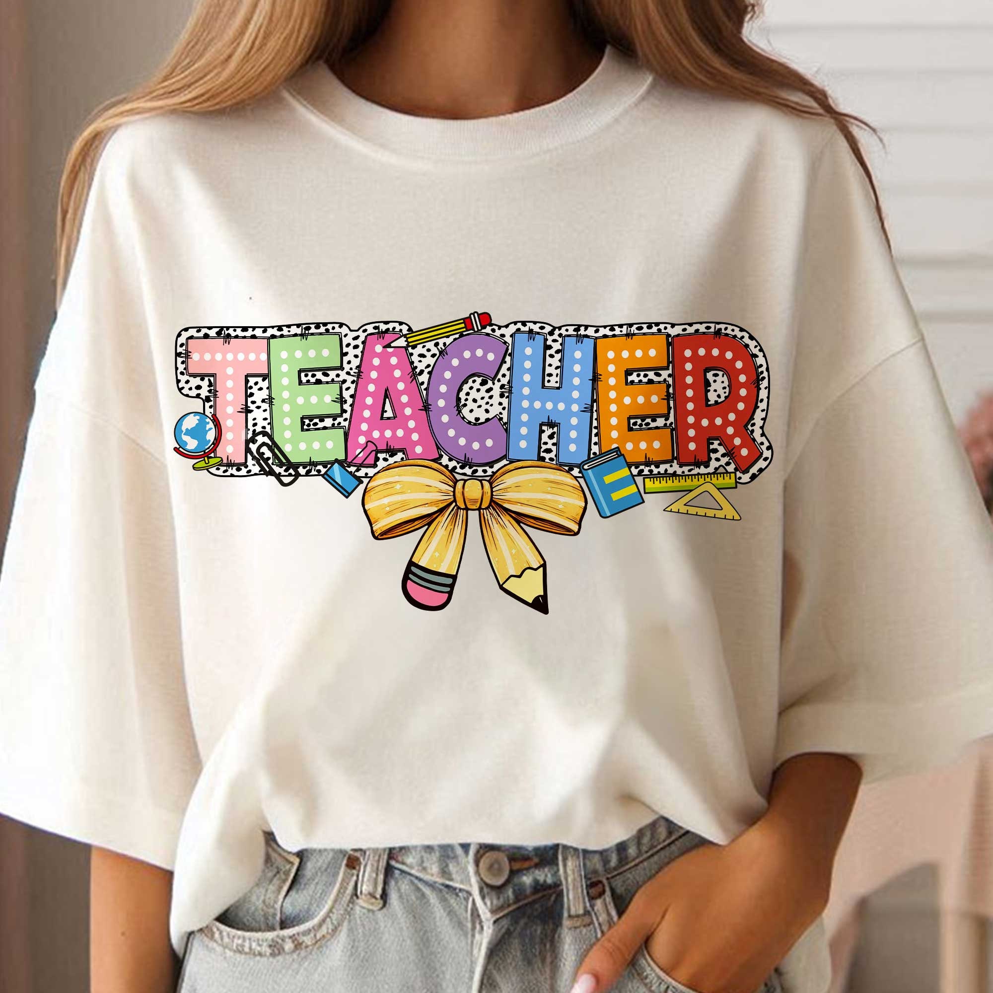 Teacher Png, Back to School Png, First Day of School Png, Teacher ...