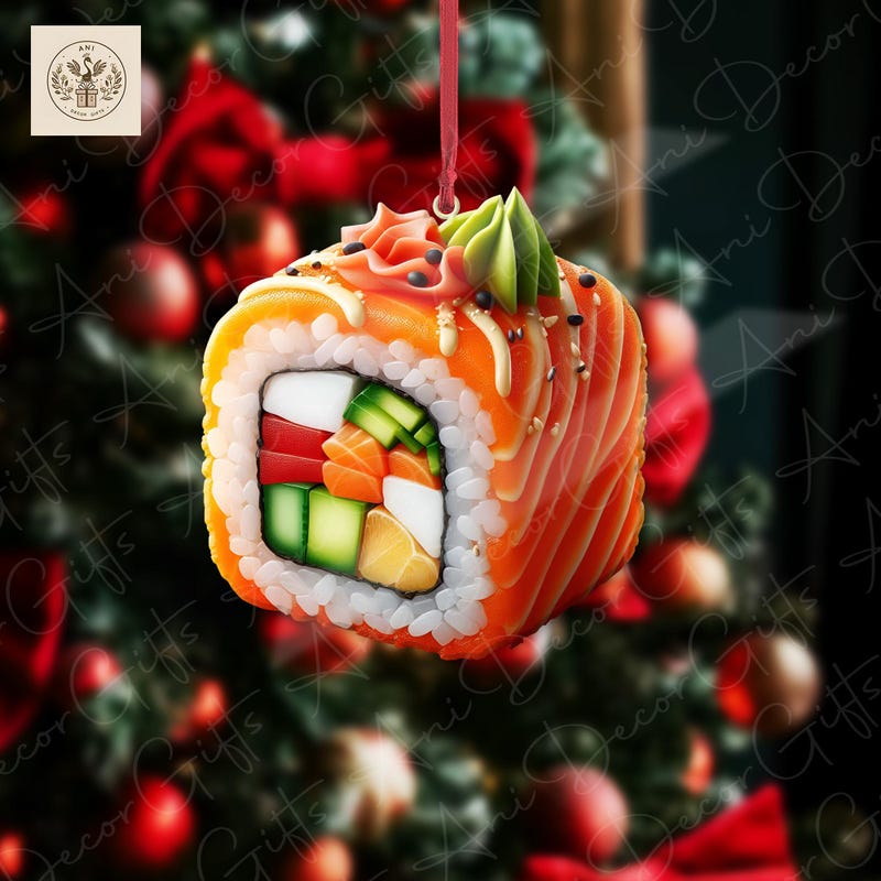 Sushi Ornament - Etsy
