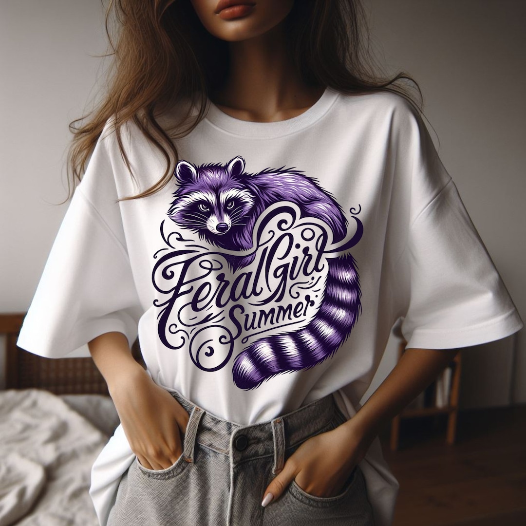 Feral Girl Summer Png, Funny Summer Png, Summer Vacation Diy Shirt ...