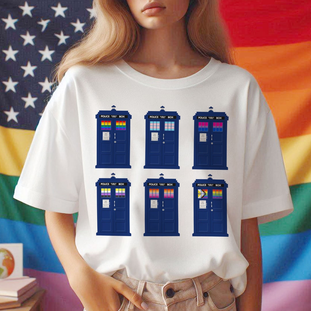 Rainbow Pride Police Box Png, Rainbow Ally Png ,respect Pronouns, LGBT ...