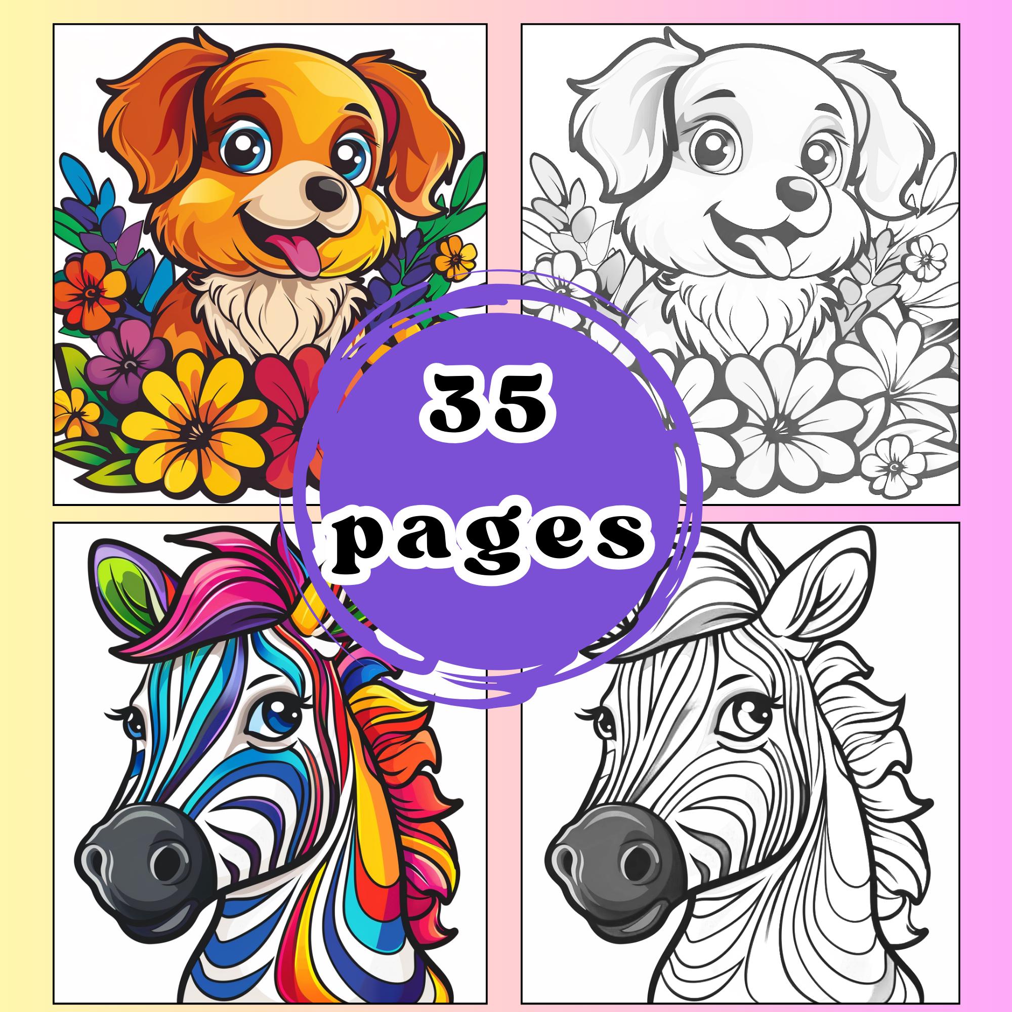 33 Animal Coloring Page, Anti Stress Coloring Pages,coloring Page for ...