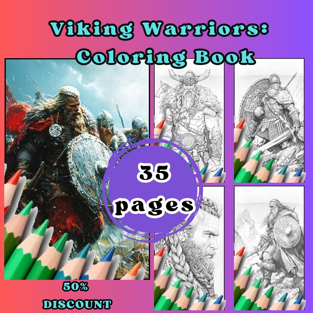 35 Viking Warriors Coloring Pages, Adults Coloring Pages, History ...