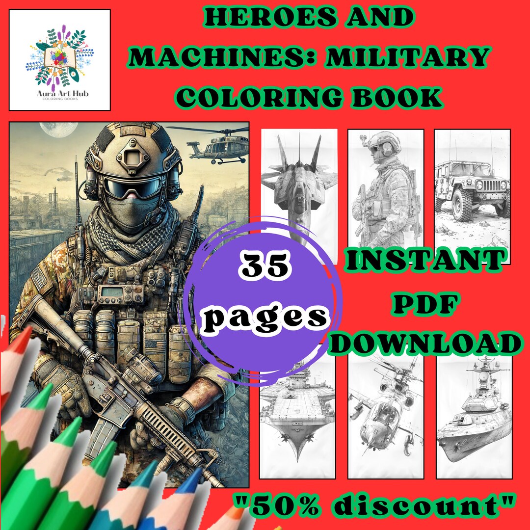 35 Machines Military Coloring Page, Adults Coloring Pages, Cute Kids ...