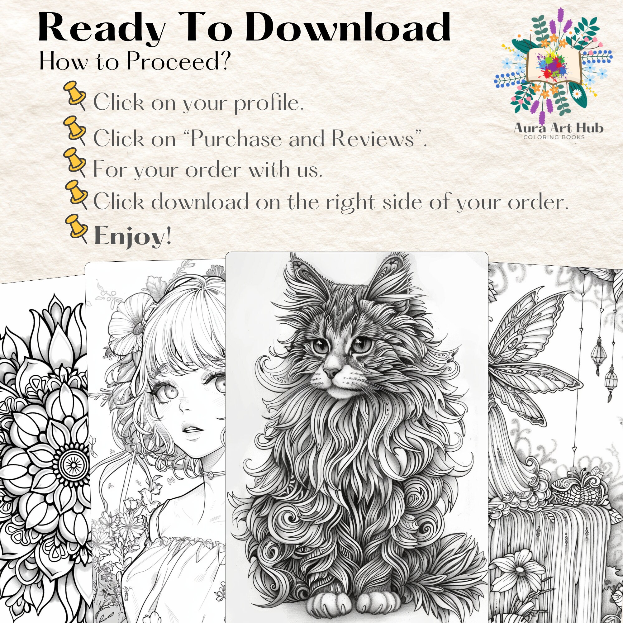 35 Nature Inspired Coloring Page, Enchanting Landscape Coloring Pages ...