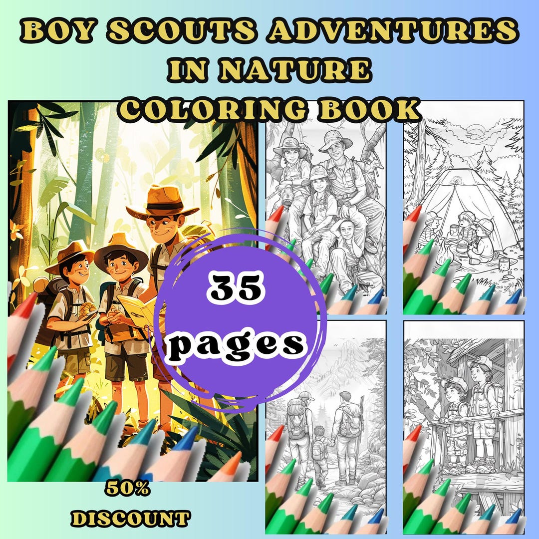 35 Boy Scouts Coloring Page, Adults Coloring Pages,for Kids Coloring ...