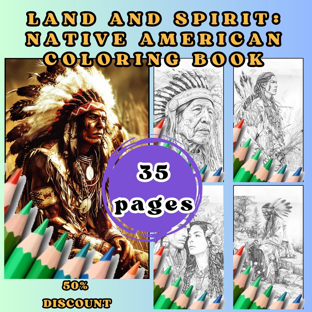 35 Native American Coloring Pages, Indigenous Coloring Pages, Tribal ...
