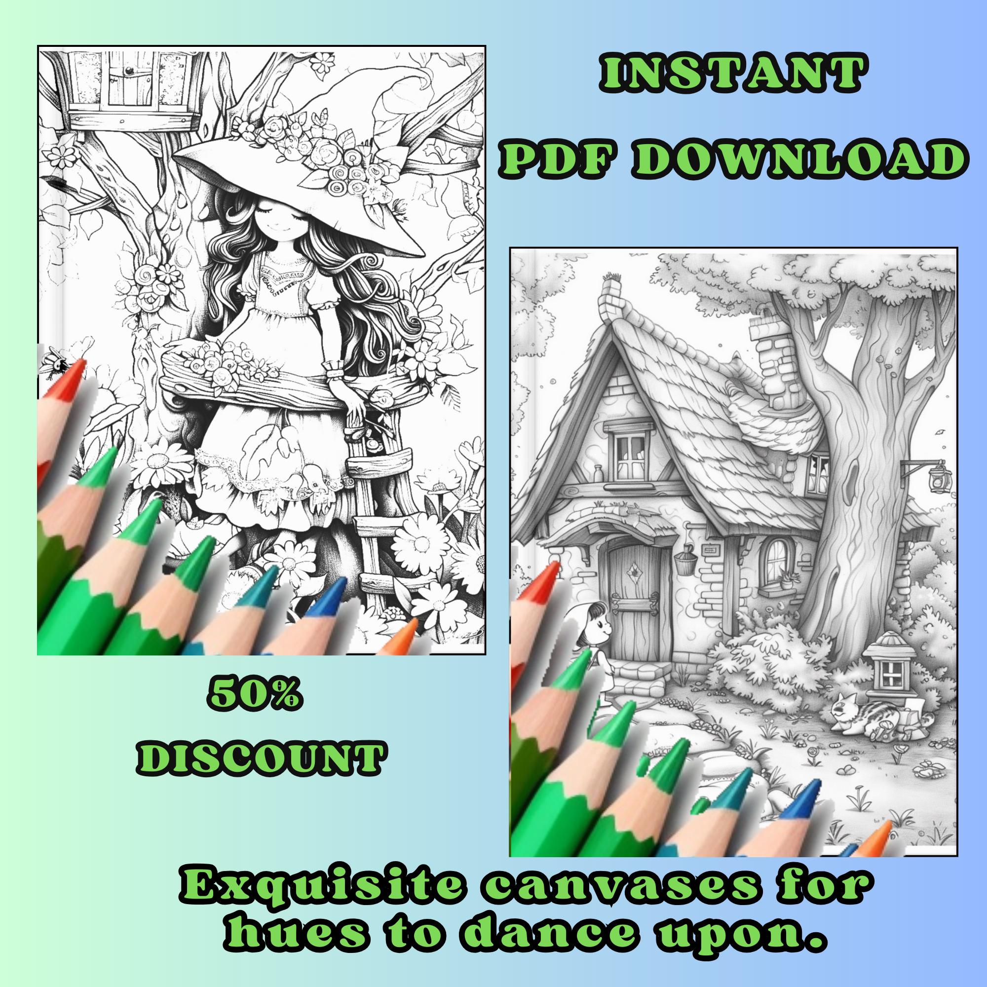 35 Elven Coloring Pages, Art Theapy Coloring Pages, Fairy Coloring ...