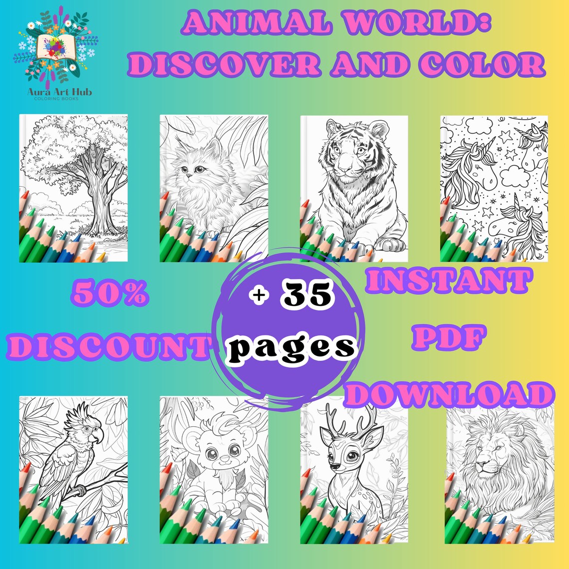 35 Animal World Coloring Page, Animal Coloring Sheets, Farm Animals ...