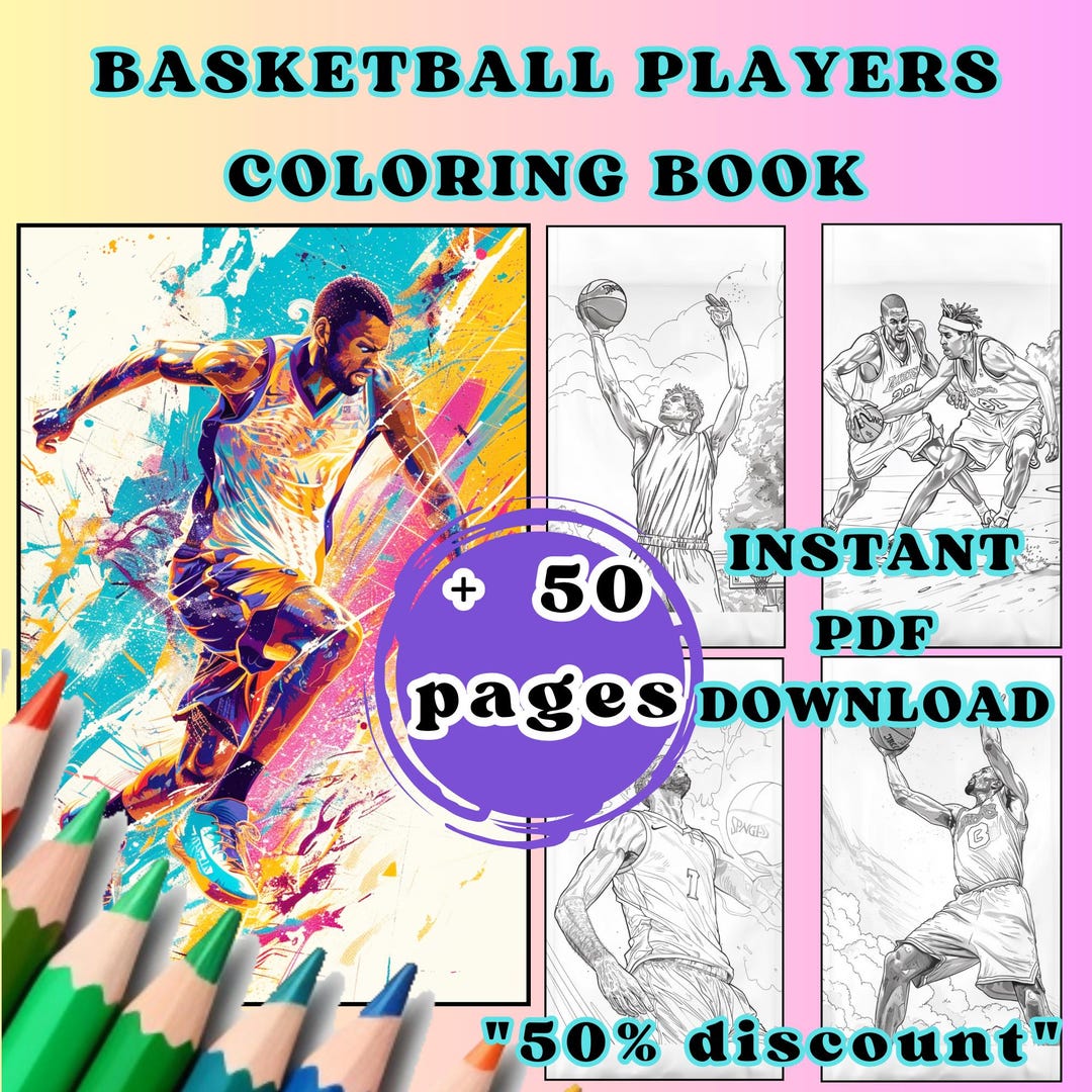 Basket 55 Coloring Page, Adults Coloring Page, Sports Coloring Sheets ...