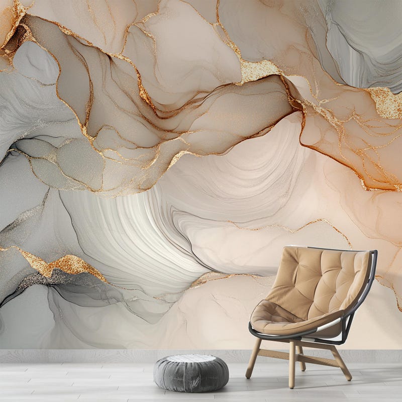 Marble Wall Paper - Etsy