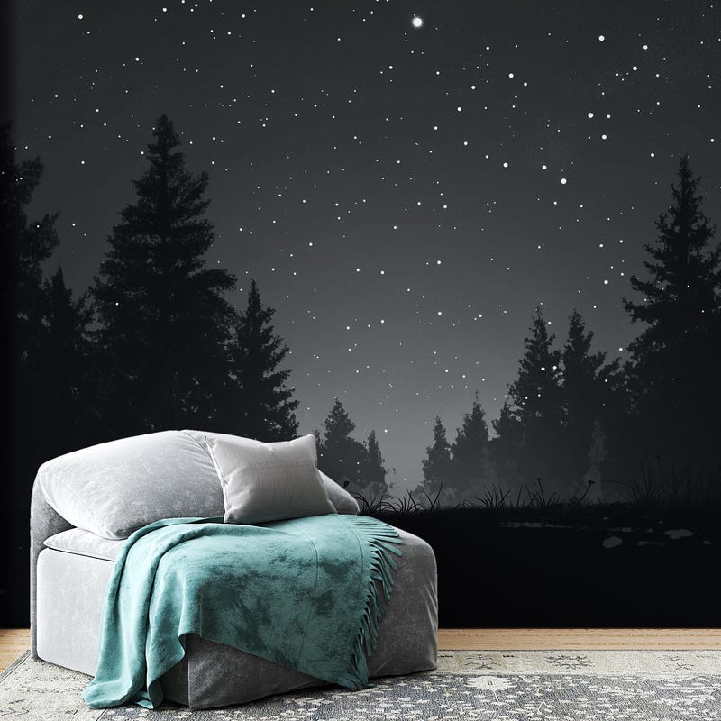 Night Sky Mural - Etsy