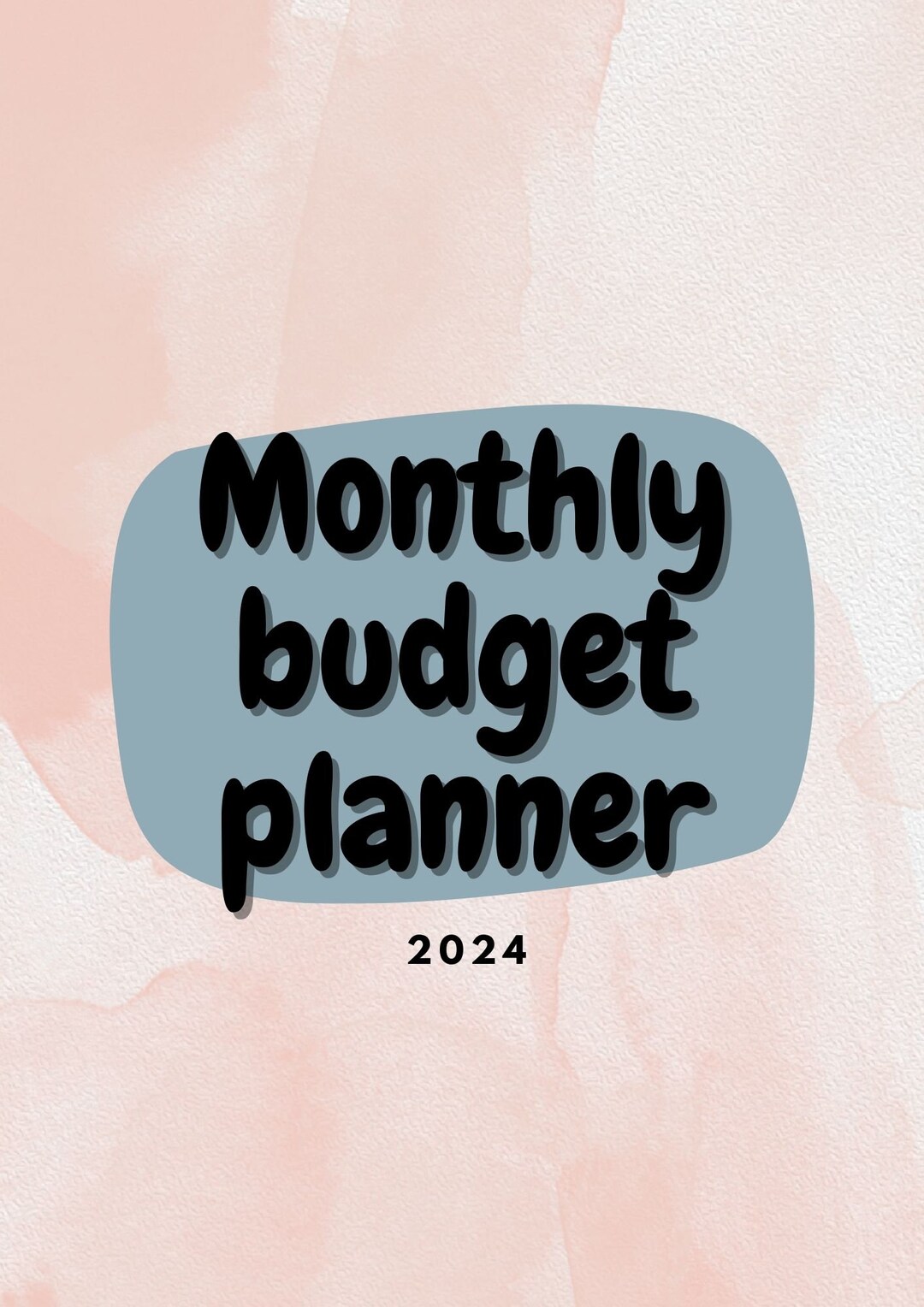 Digital Monthly Budget Planner - Etsy