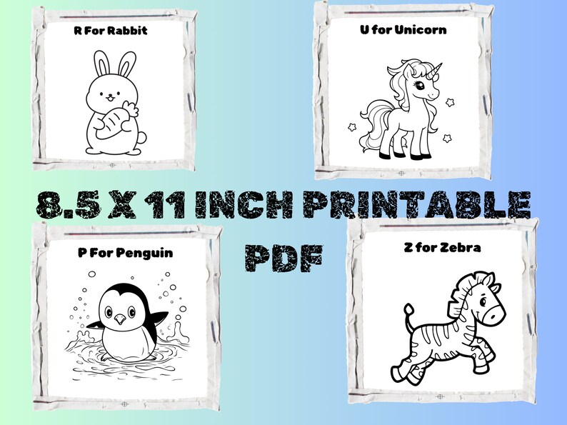 Printable Colouring Worksheets, Animal Colouring Pages, Kids Alphabet ...