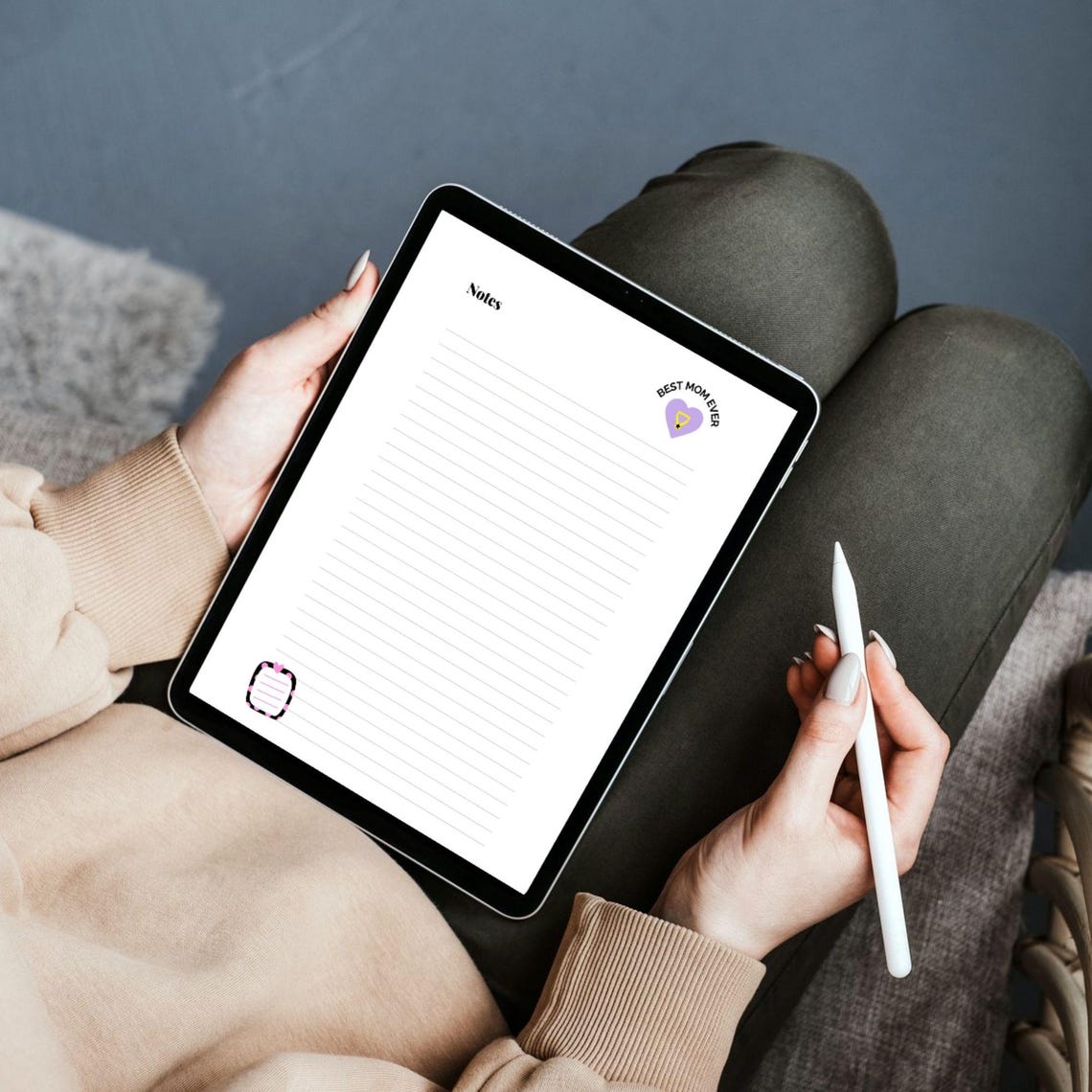 Mom Digital Planner,digital Life Planner,undated Planner for Moms,busy ...