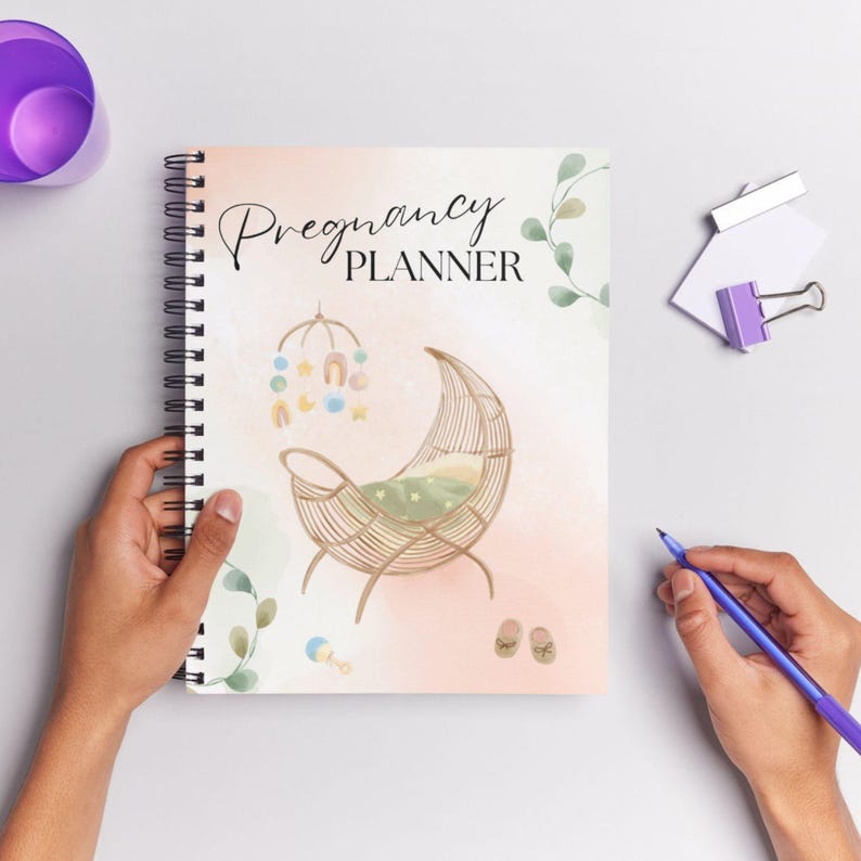 Digital Pregnancy Planner: New Mom Journal, Fillable PDF (goodnotes ...