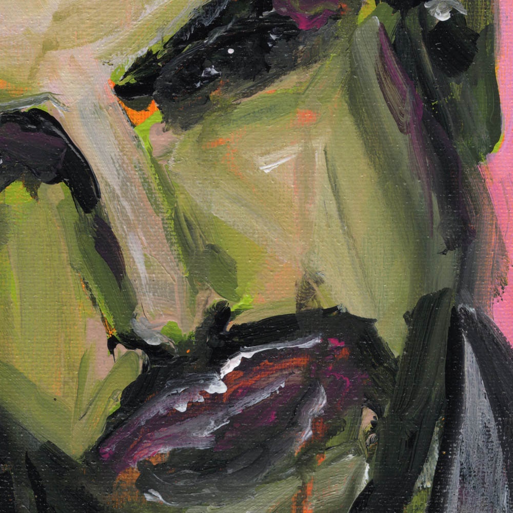 ORIGINAL PORTRAIT: Handsome Man - LGBTQ Art, Gay Interest, Masculine ...