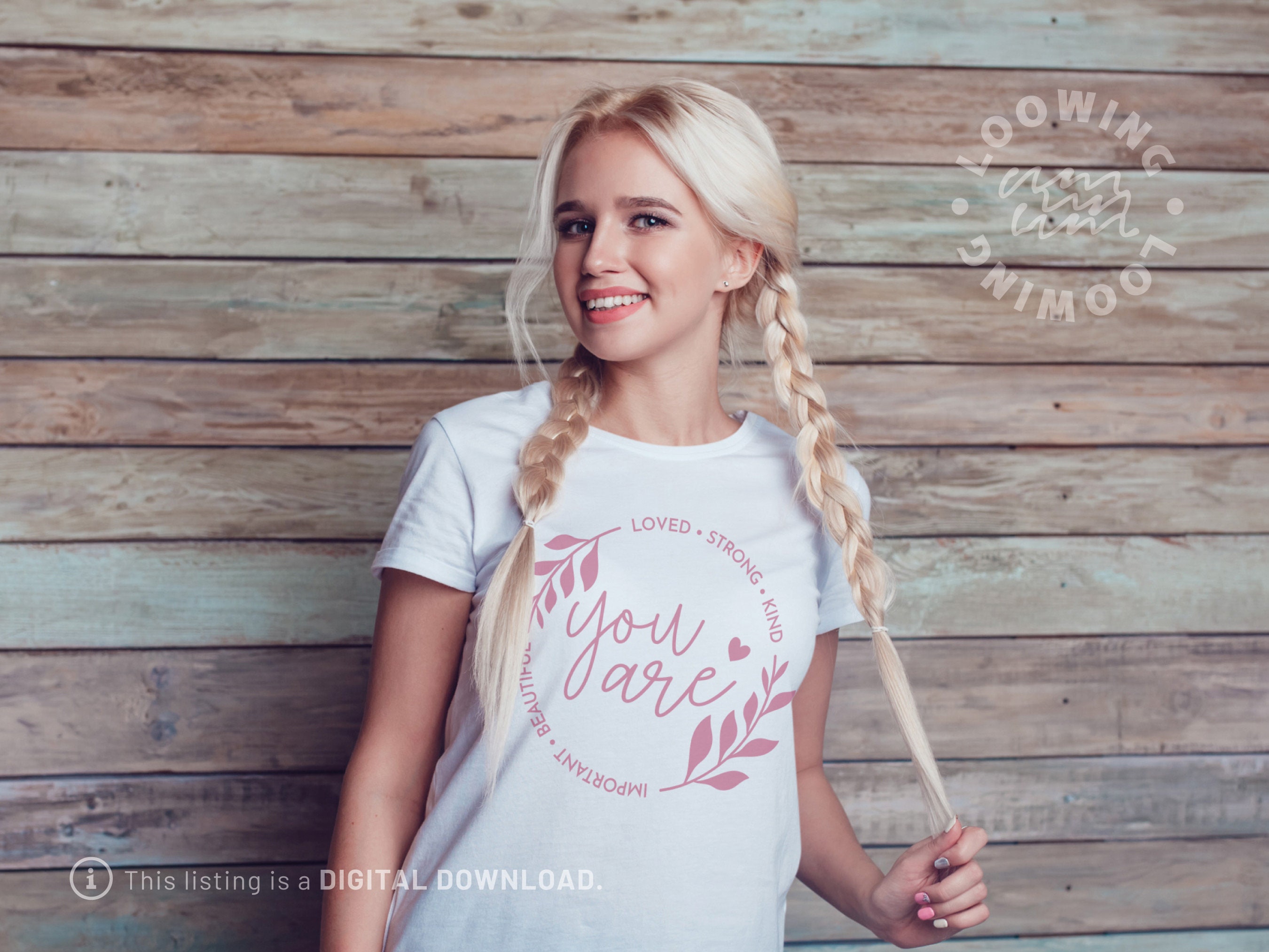 You Are Kind SVG PDF PNG, Loved Svg, Strong Svg, You Are Beautiful Svg ...