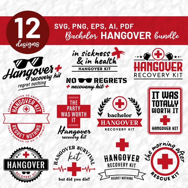 Hangover Recovery Kit Bachelor - Etsy