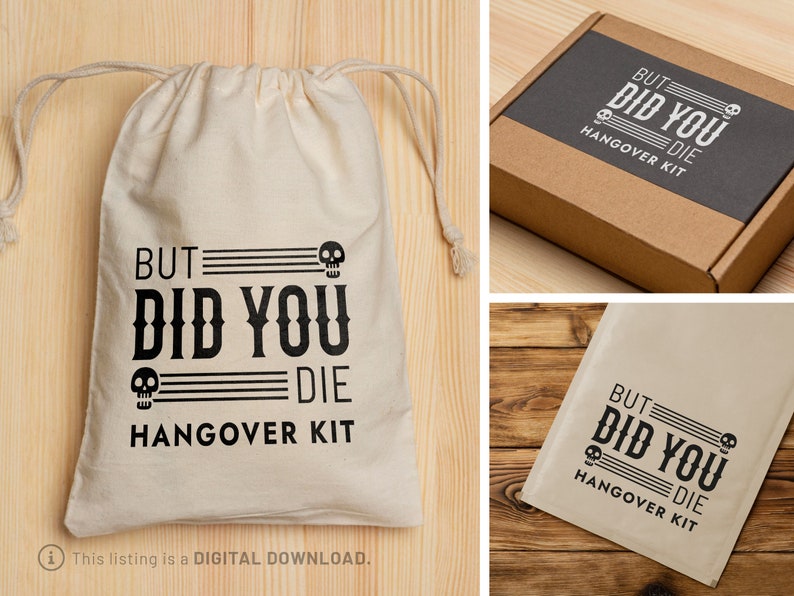 Party Hangover Kit PNG SVG, Instant Download Funny Hangover, Wedding ...