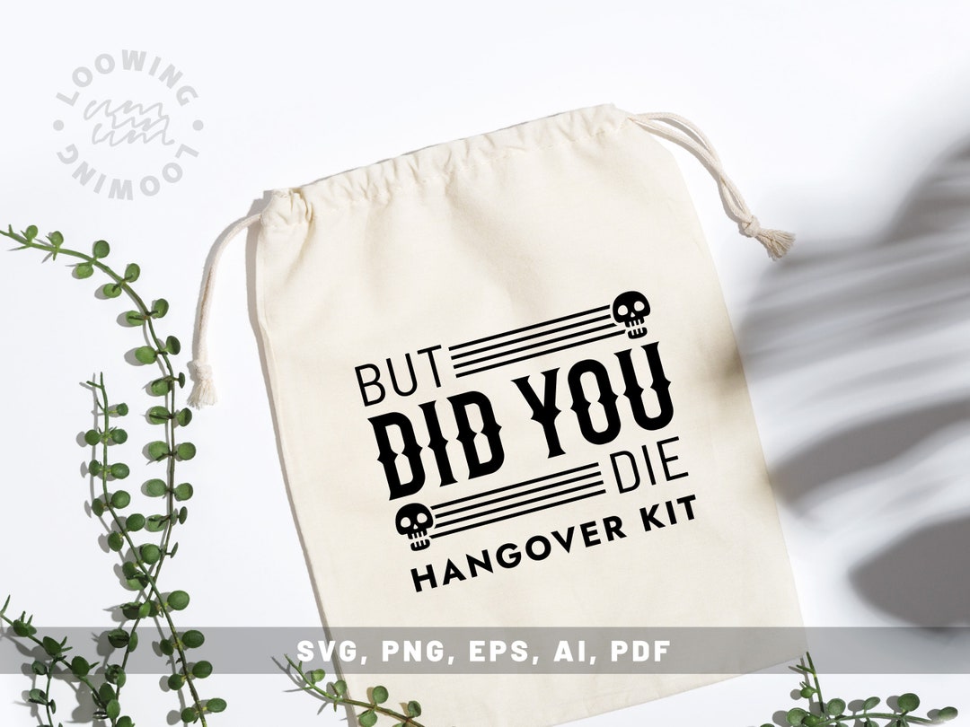 Party Hangover Kit PNG SVG, Instant Download Funny Hangover, Wedding ...