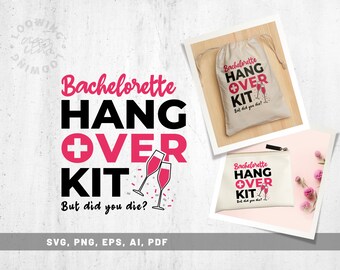 Party Hangover Kit PNG SVG, Instant Download Funny Hangover, Wedding ...