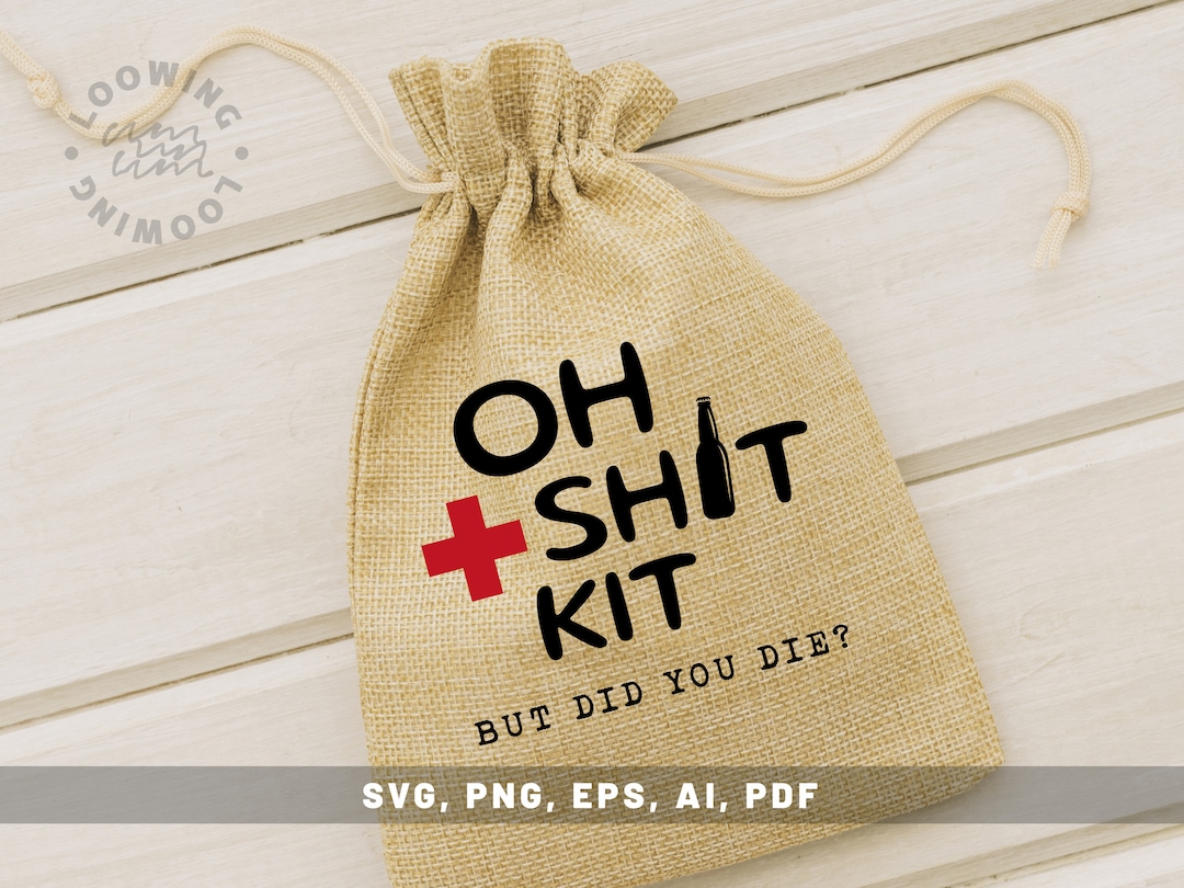 Oh Shit Kit PNG SVG, Instant Download Funny Hangover, Wedding Party ...