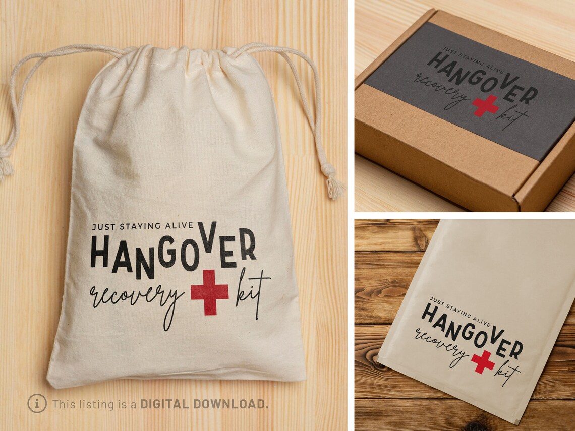 Party Hangover Kit PNG SVG, Instant Download Funny Hangover, Wedding ...