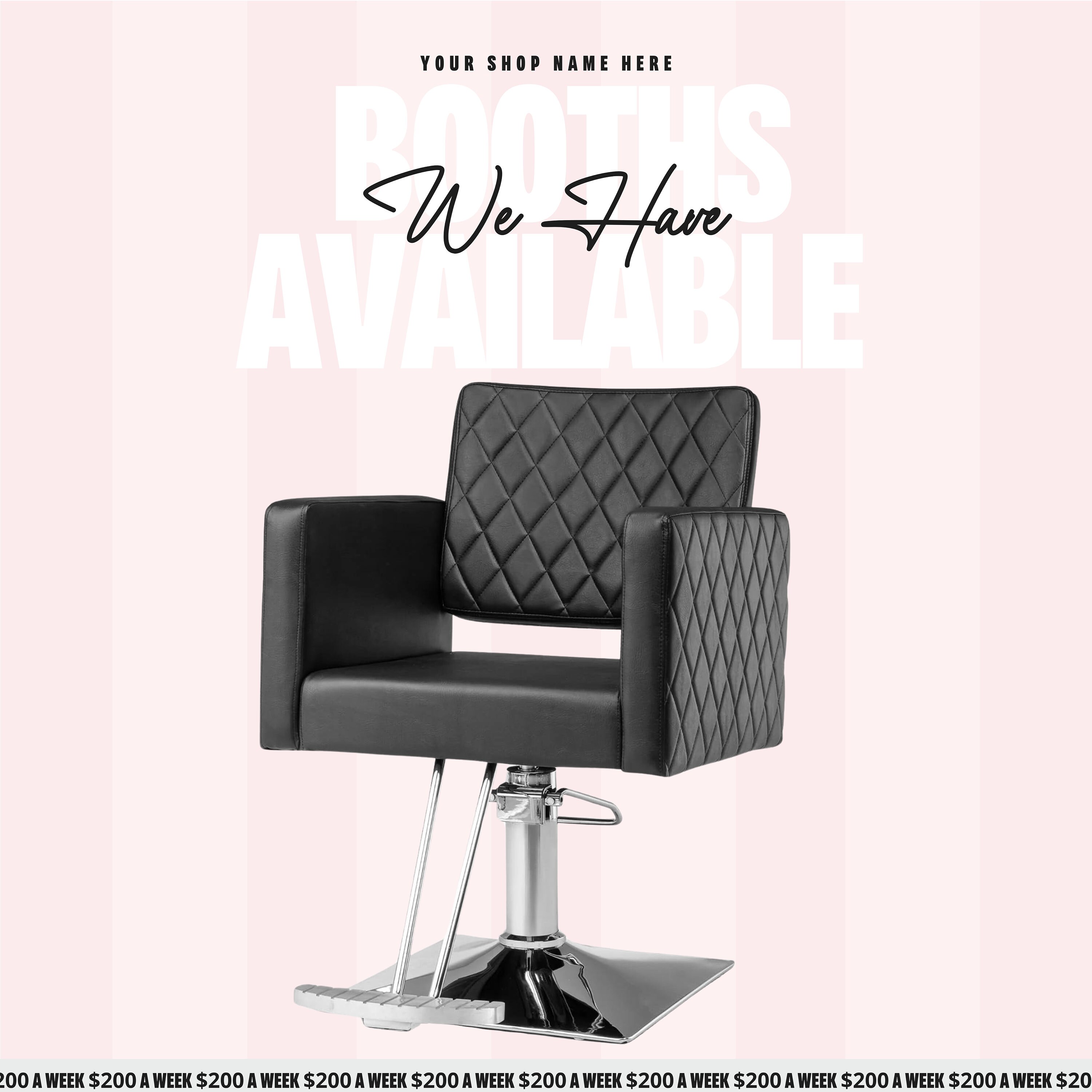 We Have Booths Available Flyer, Booths Available, Salon Owner Flyer - Etsy