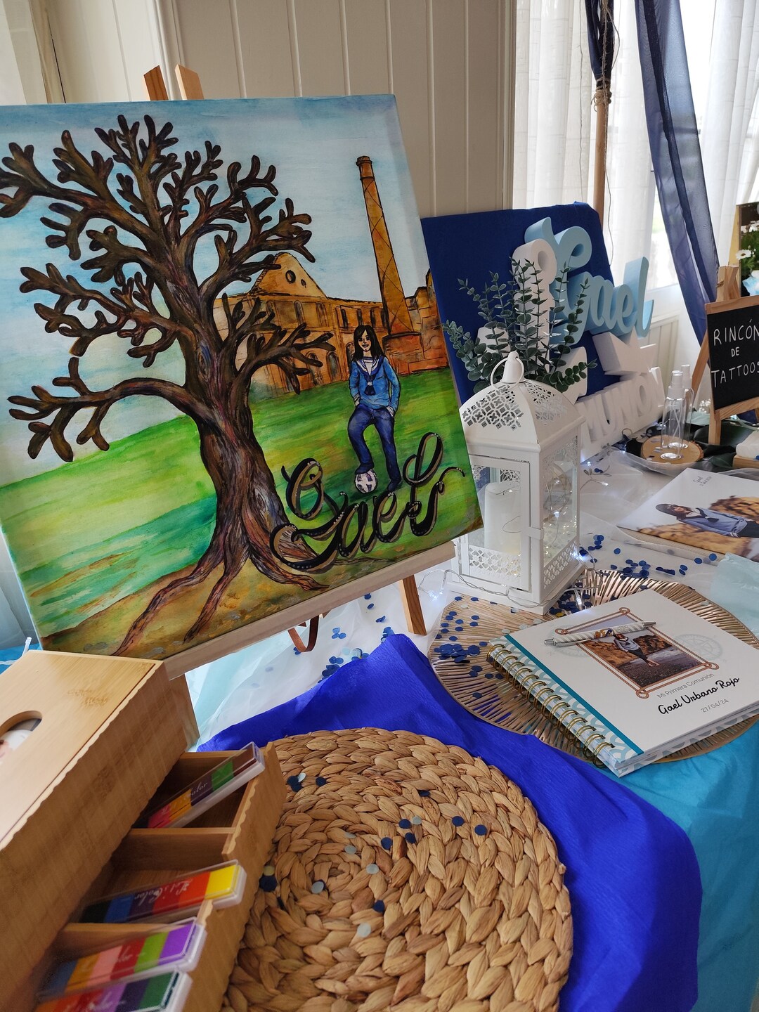 Personalized Footprint Tree, on Canvas With Different Artistic ...