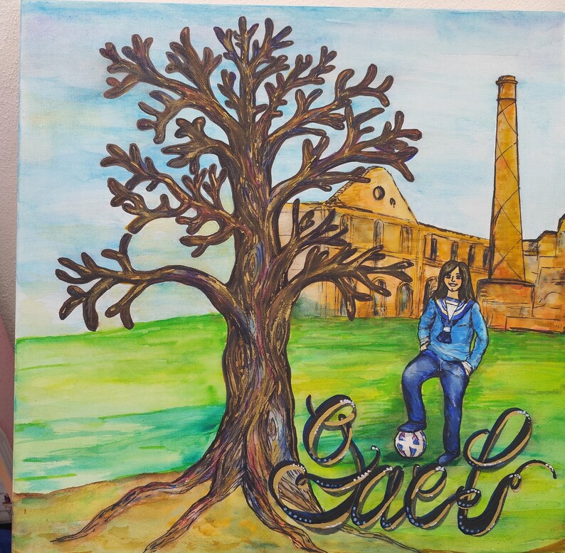 Personalized Footprint Tree, on Canvas With Different Artistic ...