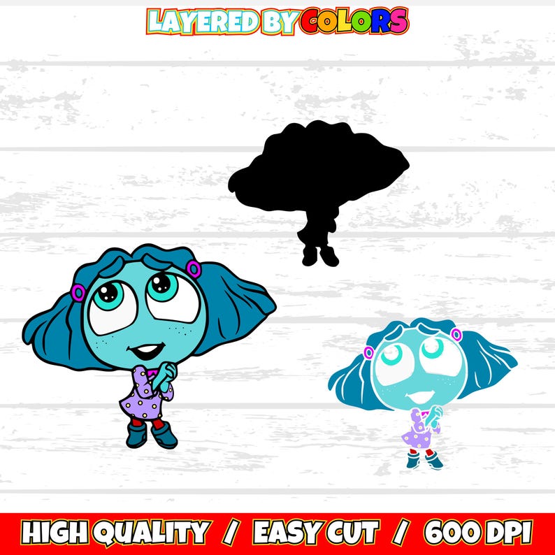 Inside Out 2 SVG, Bundle Anxiety Joy Sadness, Layered Vector Files ...