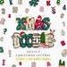 Christmas Doodle Alphabet Png Files, Christmas Letters Png, Christmas ...