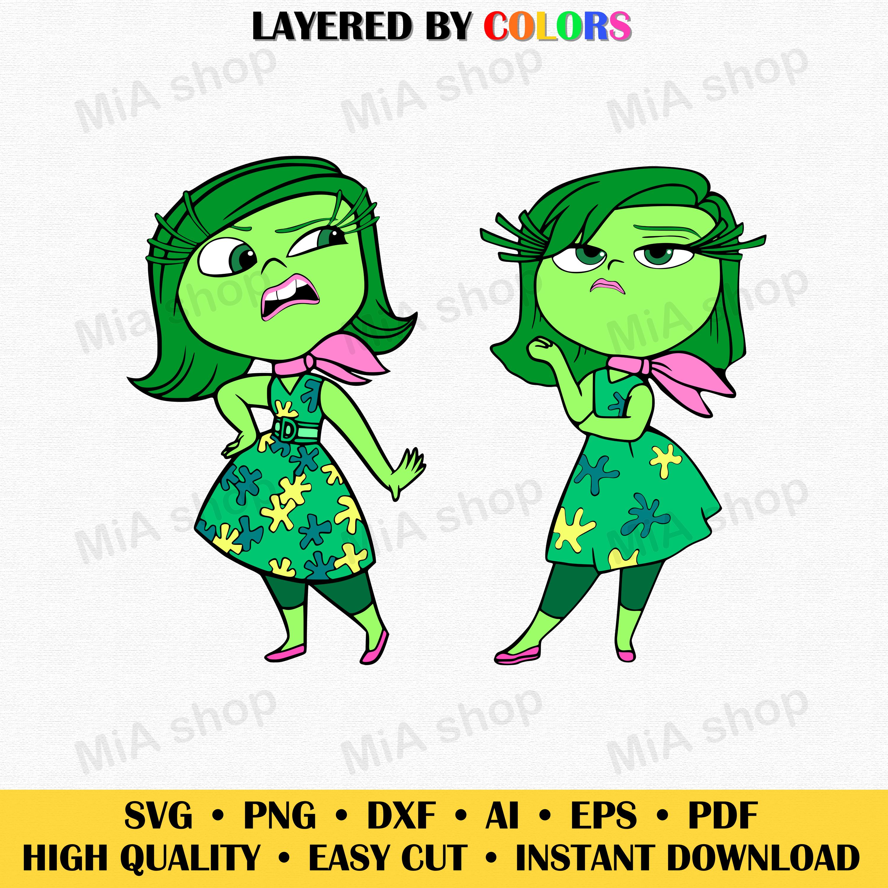 Inside Out 2 SVG, Bundle Anxiety Joy Sadness, Layered Vector Files ...