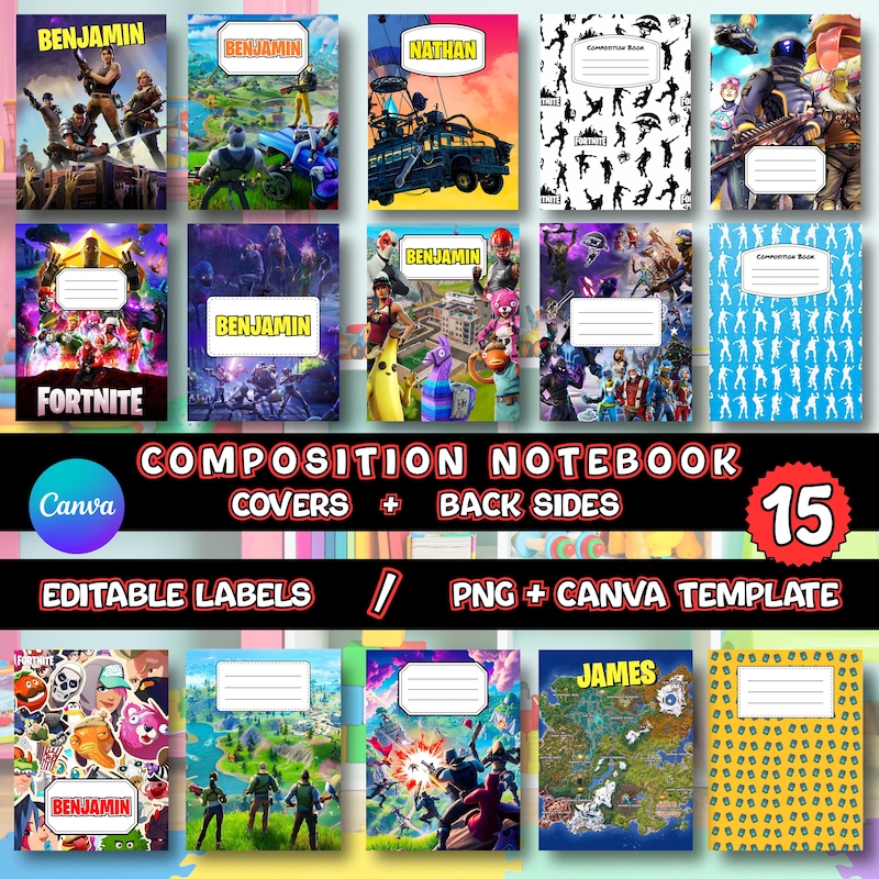 Video Game Cover Template - Etsy