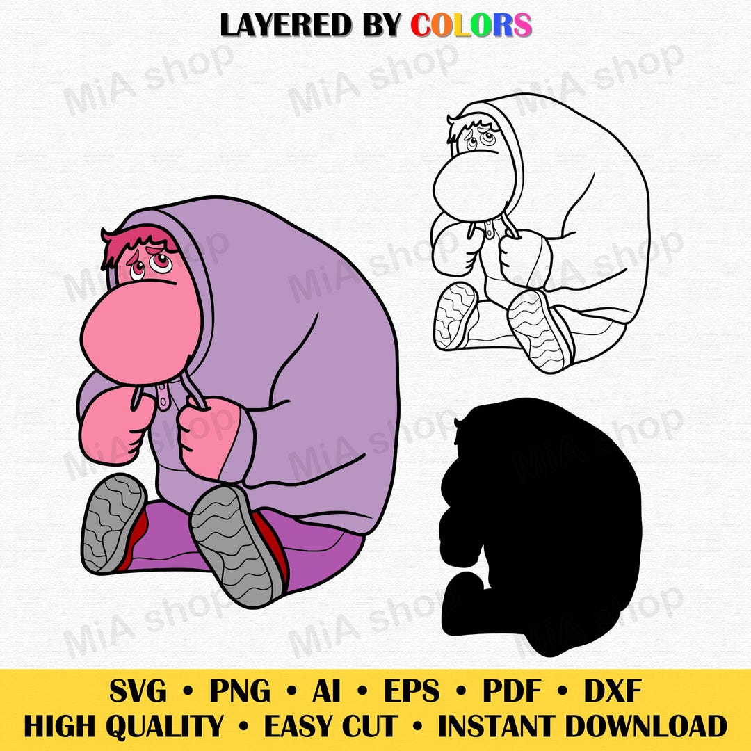 Inside Out 2 Embarrasment SVG, EPS, PNG, Silhouette, Sublimation ...