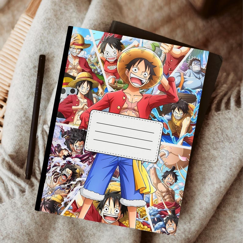 Anime Composition Notebook Covers: Printable Back to School Canva ...