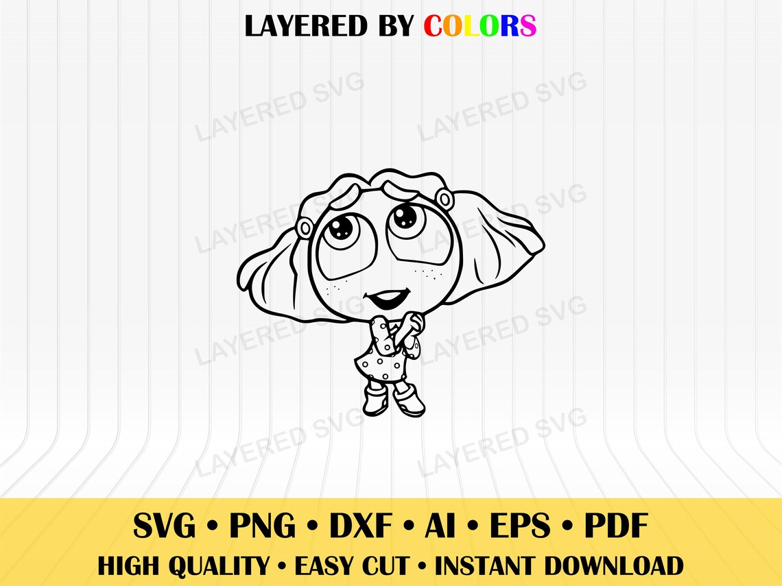 Inside Out 2 SVG, Inside Out Layered, Inside Out Cricut SVG, Envy SVG ...