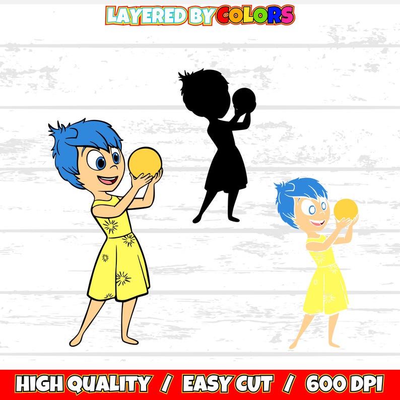 Cartoon Character Clipart SVG Bundle: Layered Vector Files (digital ...