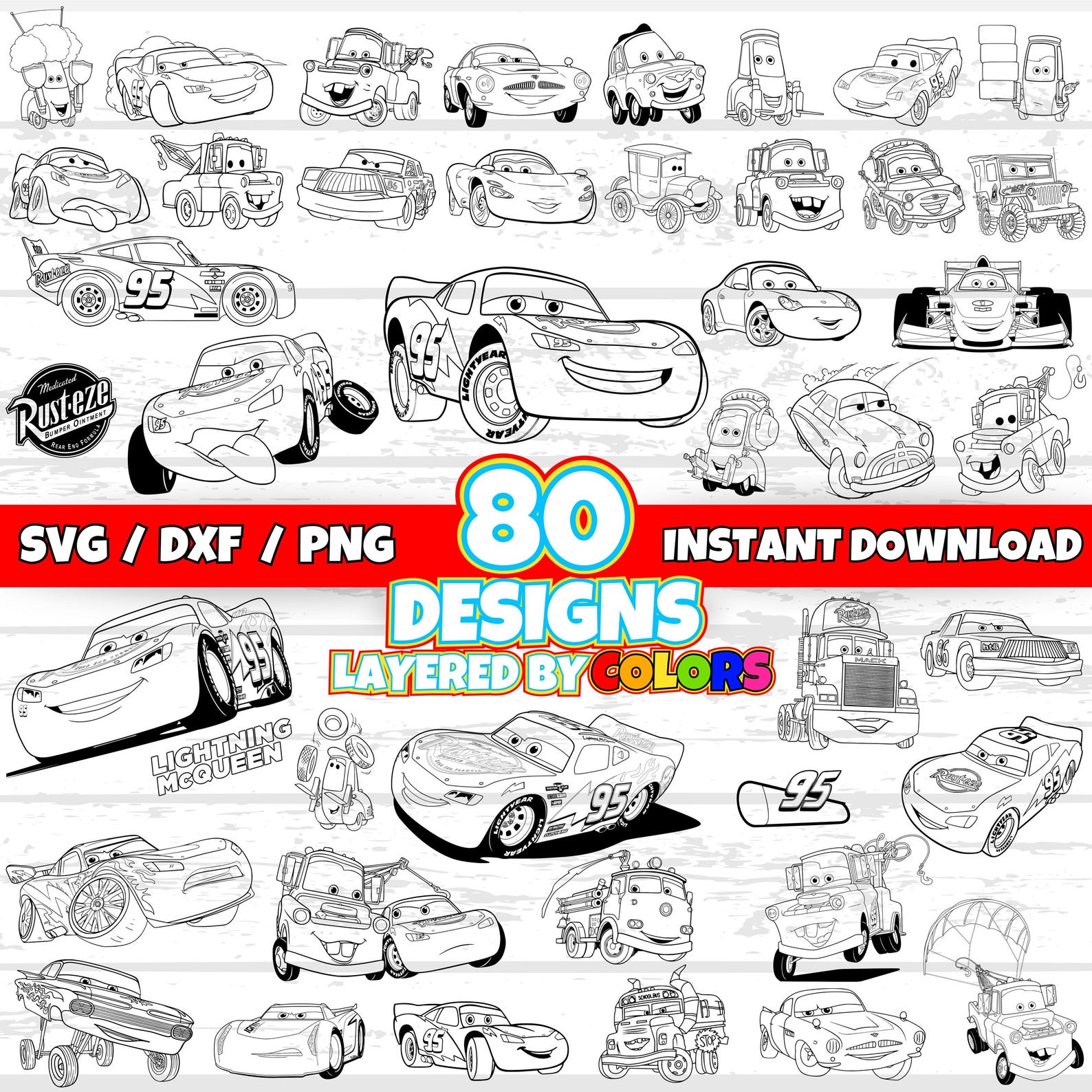 Cars Clipart Bundle, Cars Svg/png, Cut Files for Cricut/silhouette ...