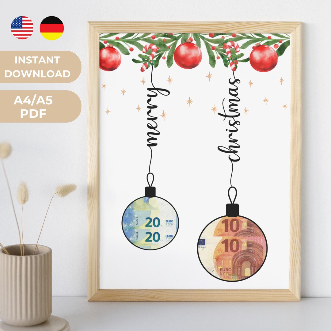 Money Holder Card, Christmas Cut File, Card Holder Gift, Gift for Teens ...